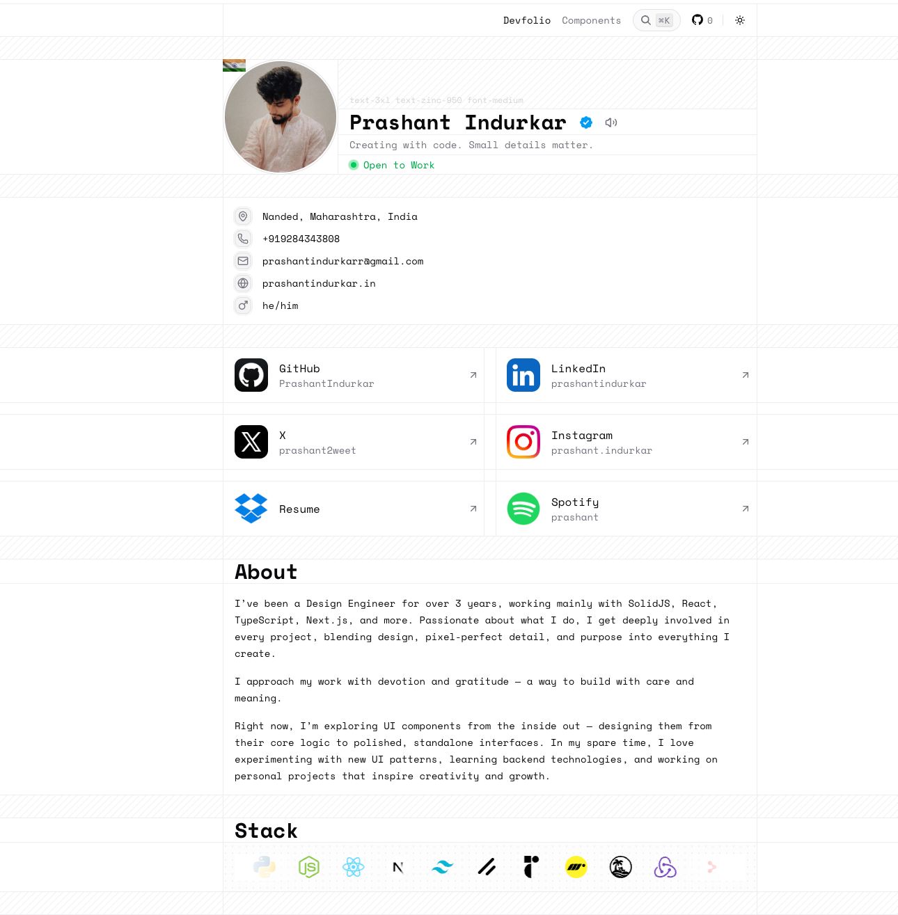 Prashant Indurkar – Design Engineer